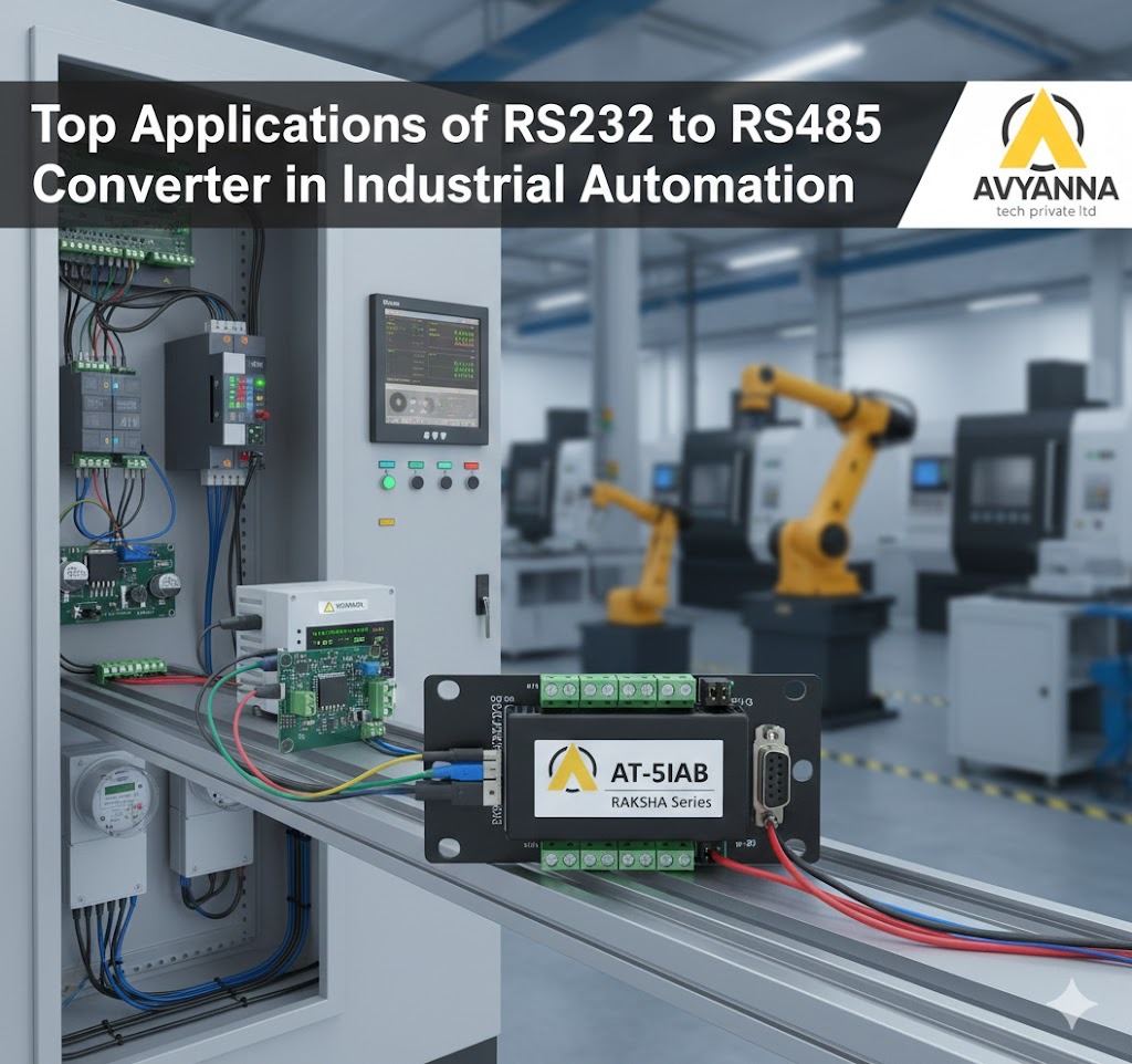 Top Applications of RS232 to RS485 Converter in Automation